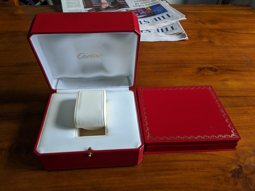 Cartier Tank complete watch box, Luxury, Watches on Carousell