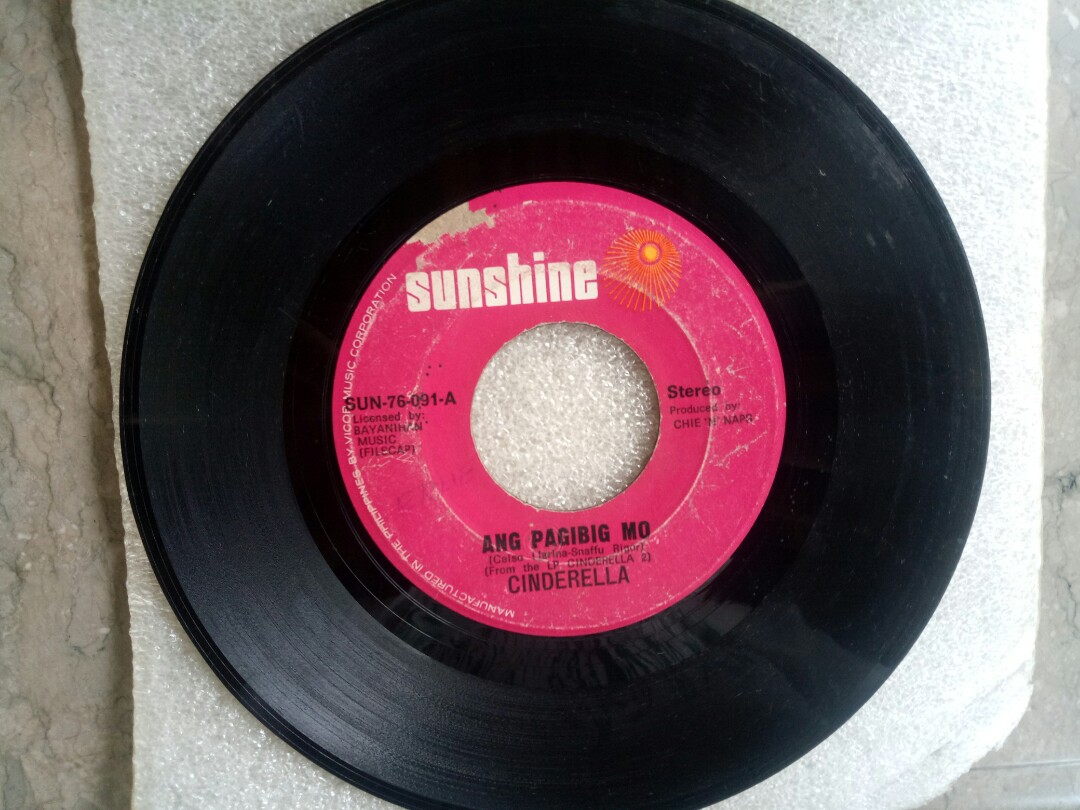 Cinderella LP Vinyl Plaka 45RPM OPM, Hobbies & Toys, Music & Media ...