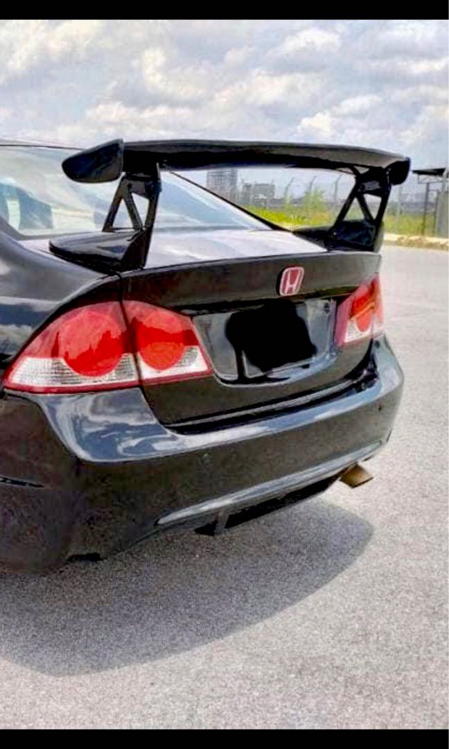 Civic FD mugen GT Wing FD2R, Car Accessories, Accessories on Carousell