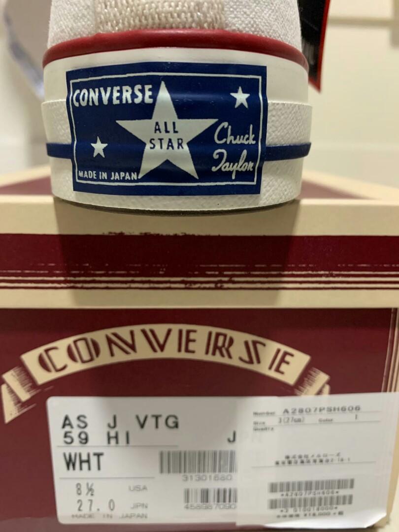 Converse Vtg 59 Timeline, Men's Fashion, Footwear, Sneakers on Carousell