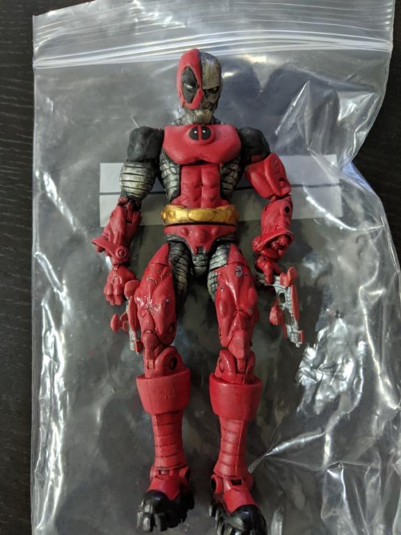 Custom Deadpool Cyborg with Guns, Hobbies & Toys, Toys & Games on Carousell