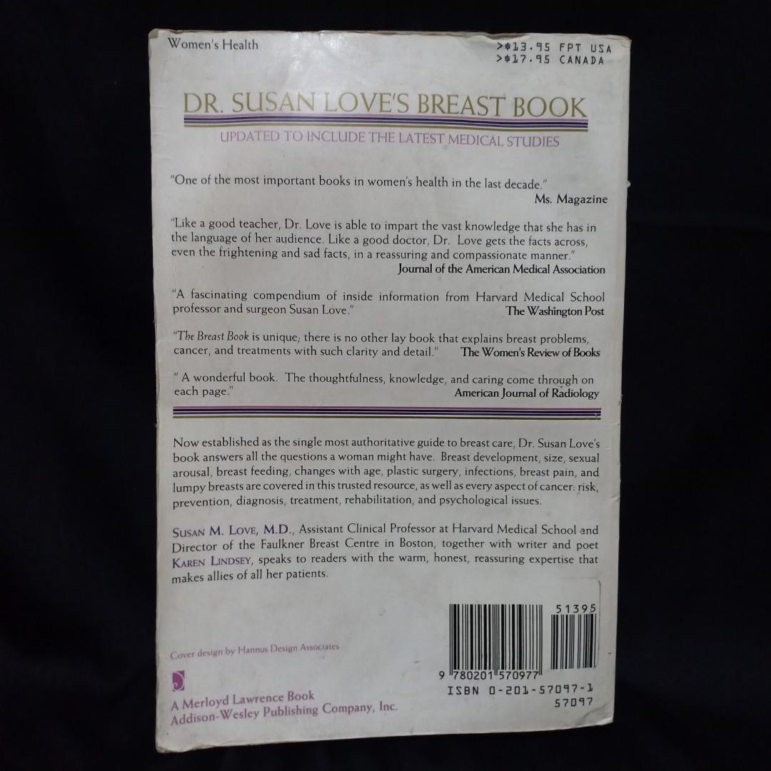 Dr. Susan Love's Breast Book by Dr. Susan Love, Hobbies & Toys, Books ...