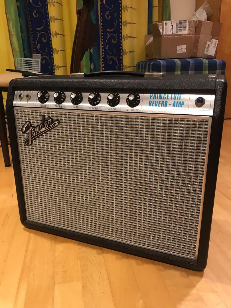 Fender 68 Custom Princeton Reverb Reissue Amplifier + Upgrades, Hobbies ...