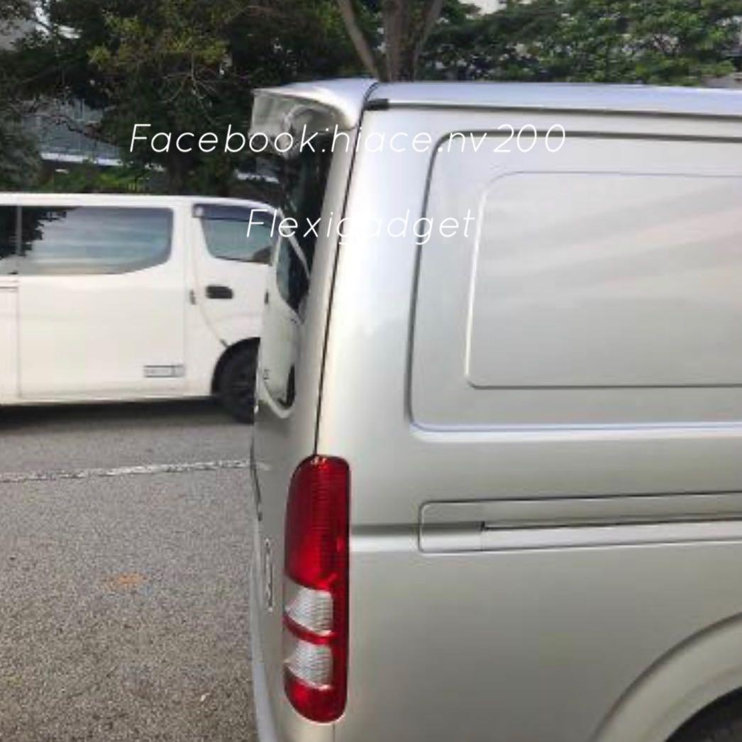 Hiace SAD Rear Roof Spoiler / Hiace Accessories/ Flexigadget / Hiace ...