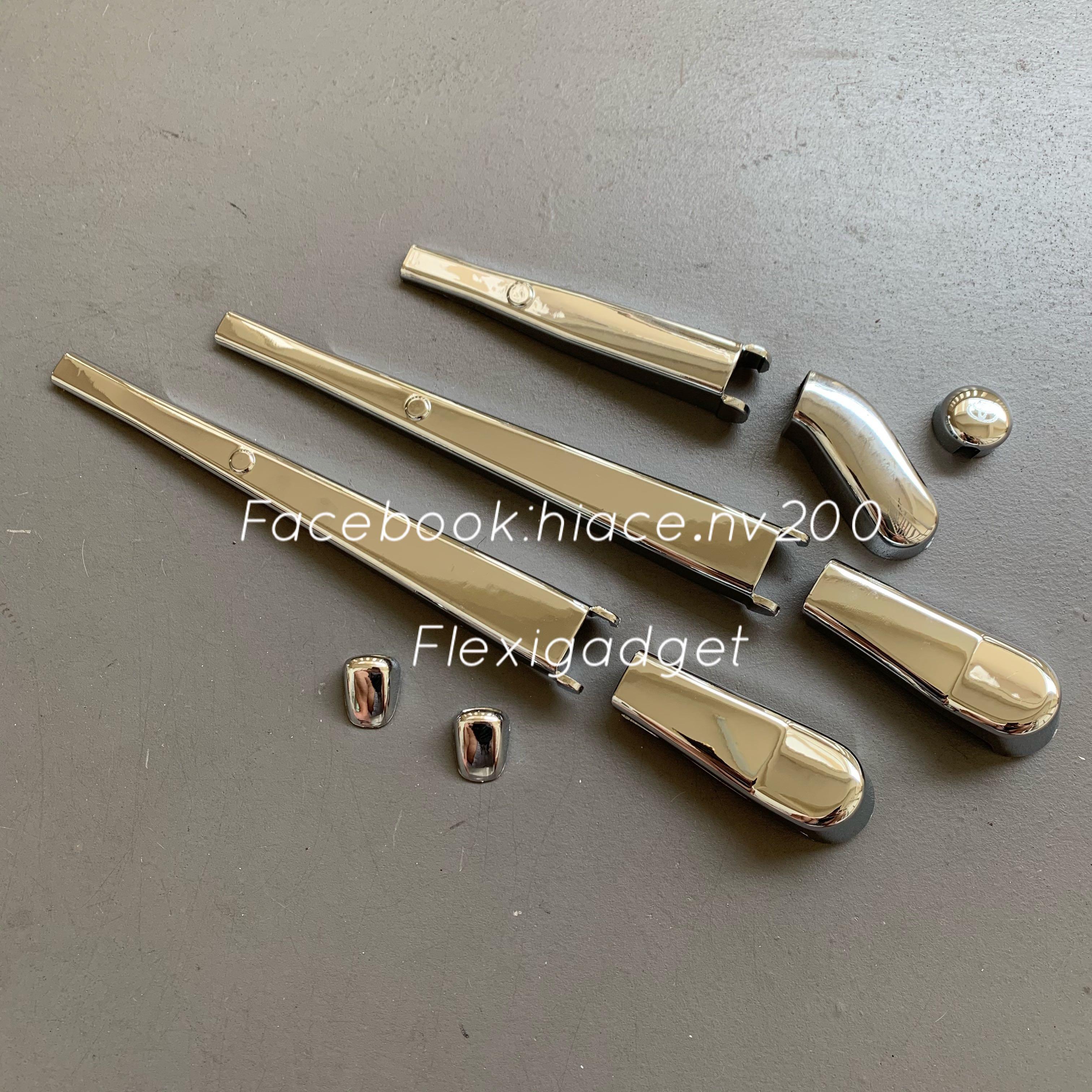 Hiace Wiper Chrome Trim / Hiace Chrome Wiper Cover / Hiace Carbon Wiper ...