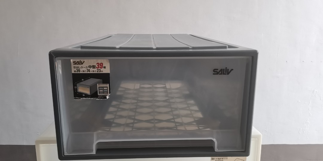 Japan plastic storage box, Furniture & Home Living, Home Improvement ...