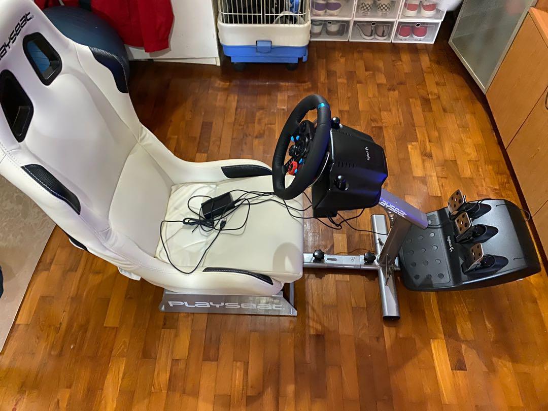 Logitech g29 + Playseat Evolution, Video Gaming, Gaming Accessories ...