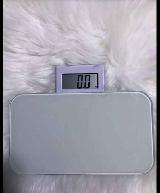 miniso portable electronic weighing scale white, Health & Nutrition ...