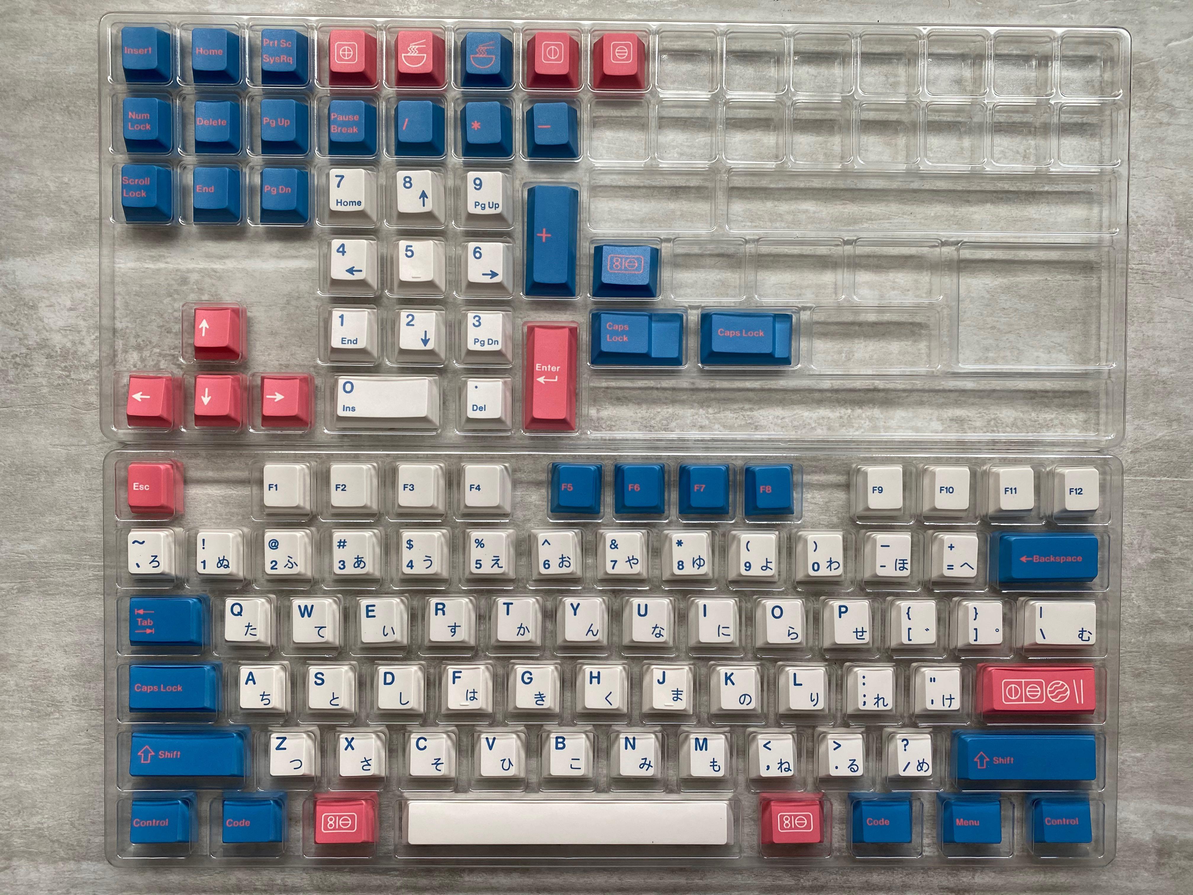 PBT key caps - Bento theme, Computers & Tech, Parts & Accessories ...
