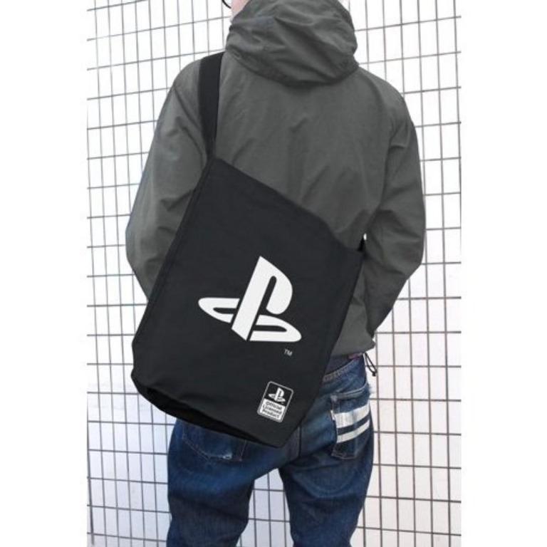 Playstation Logo Shoulder Tote Bag Black Brand New, Men's Fashion, Bags ...