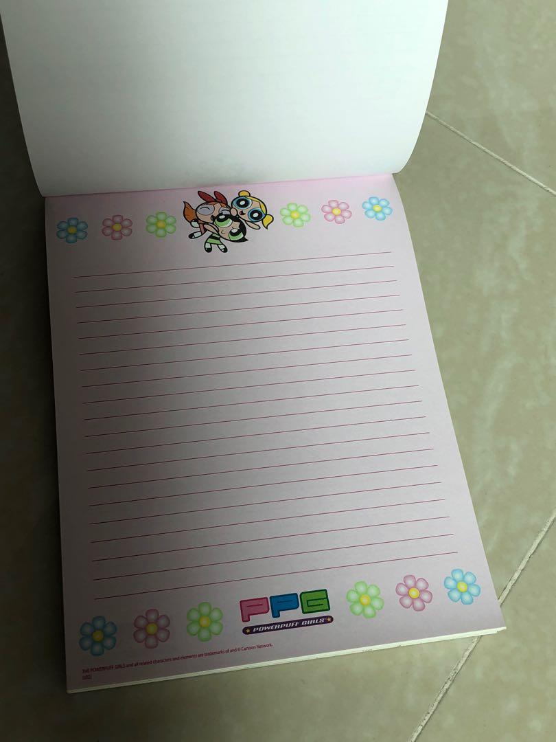 powerpuff girls notebook, 興趣及遊戲, 手作＆自家設計, 文具 - Carousell