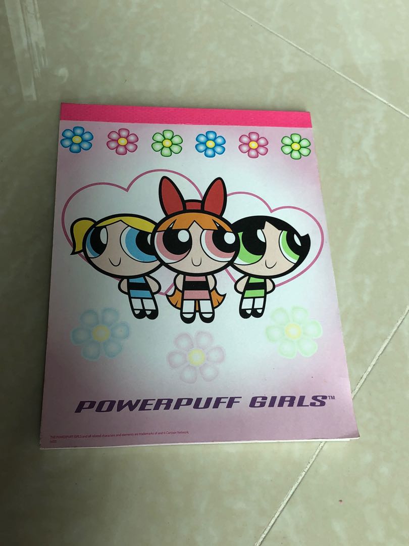 powerpuff girls notebook, 興趣及遊戲, 手作＆自家設計, 文具 - Carousell