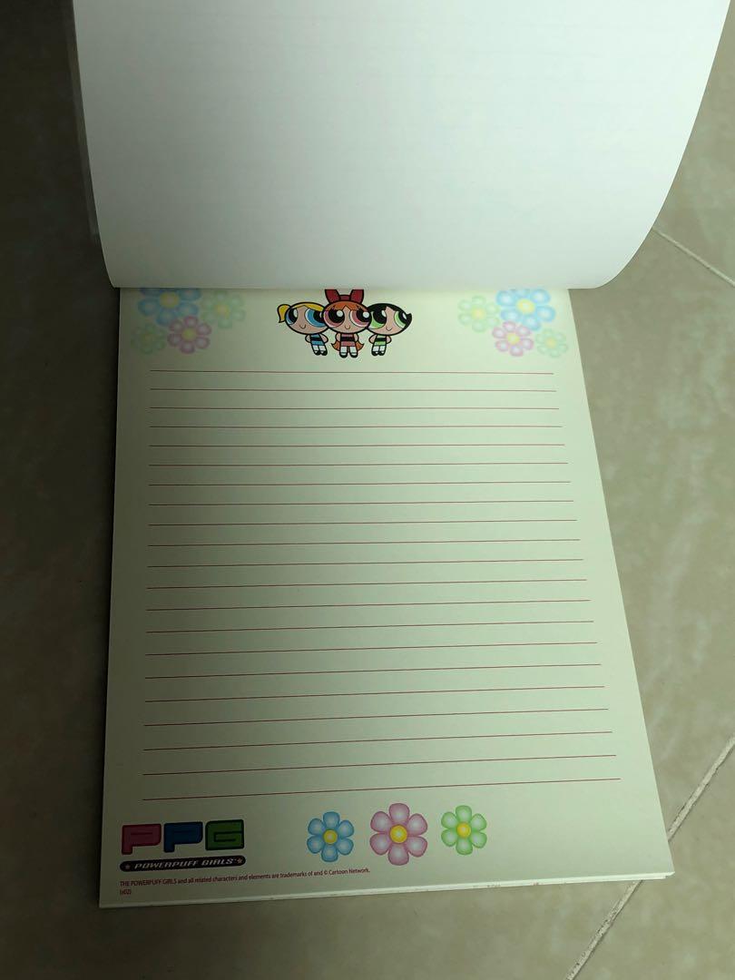 powerpuff girls notebook, 興趣及遊戲, 手作＆自家設計, 文具 - Carousell
