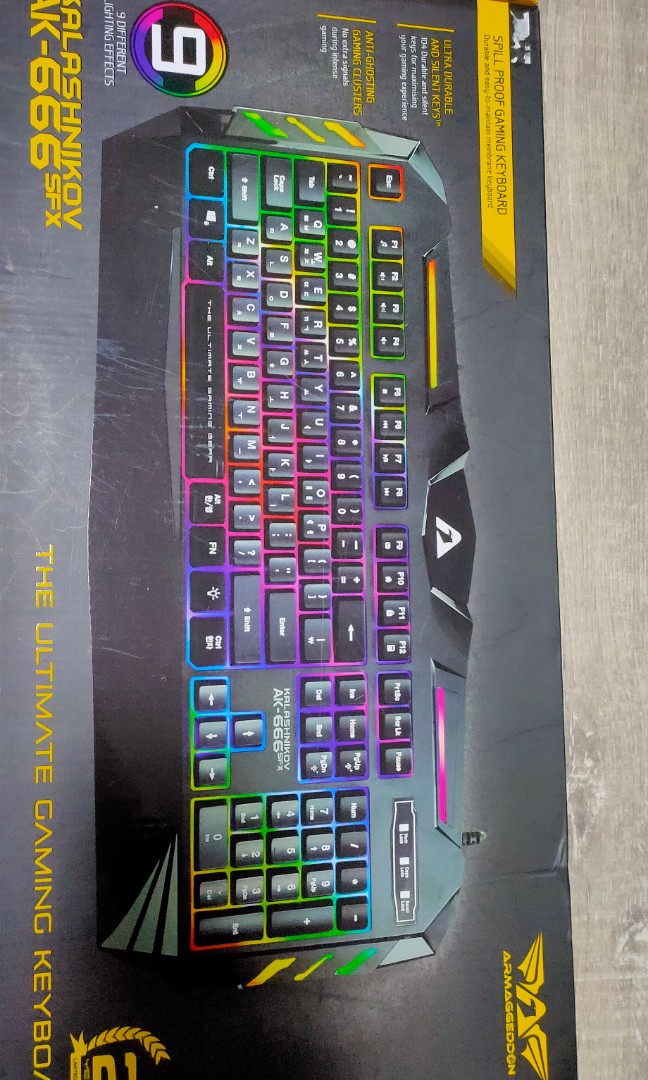 Rgb Gaming Keyboard Electronics Computer Parts Accessories On Carousell