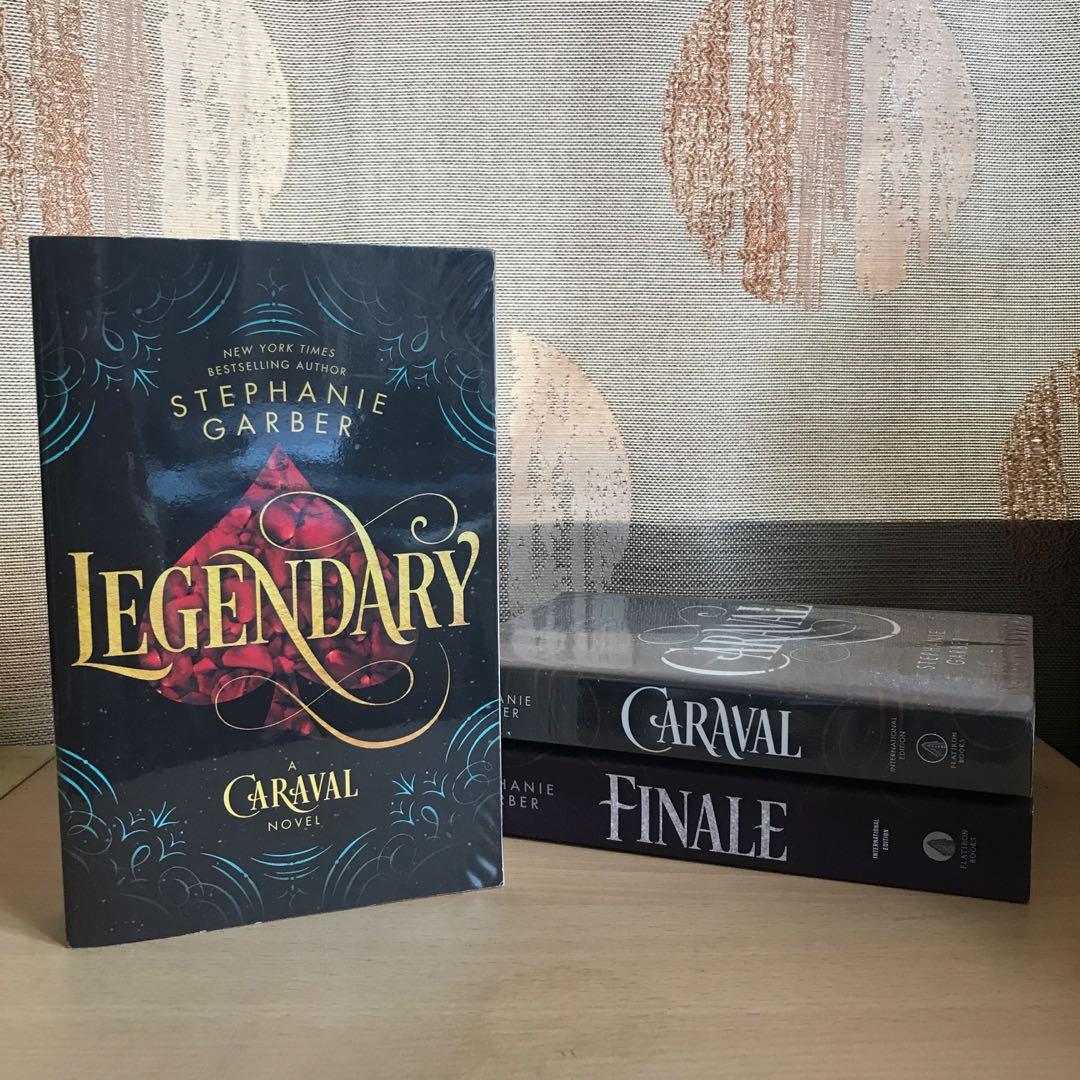[SET] [PAPERBACK] Caraval, Legendary, Finale by Stephanie Garber ...
