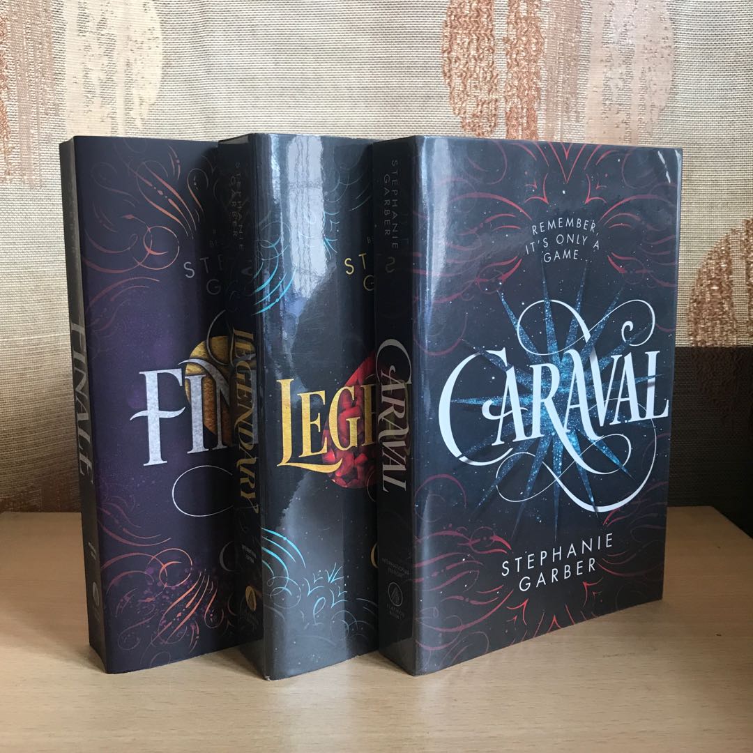 [SET] [PAPERBACK] Caraval, Legendary, Finale by Stephanie Garber ...