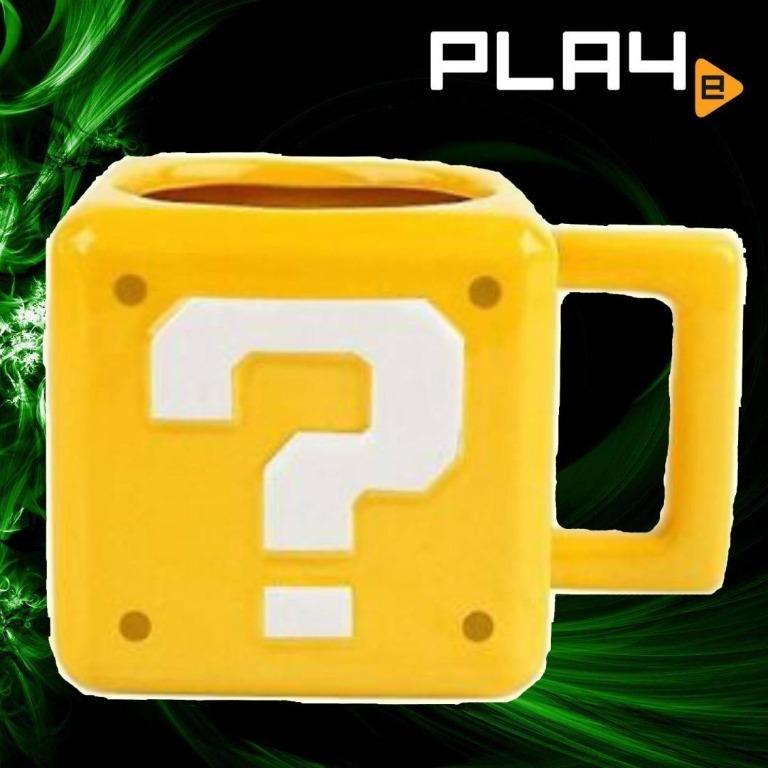 Super Mario Bros Question Block Mug (7005221) Brand New, Video Gaming ...