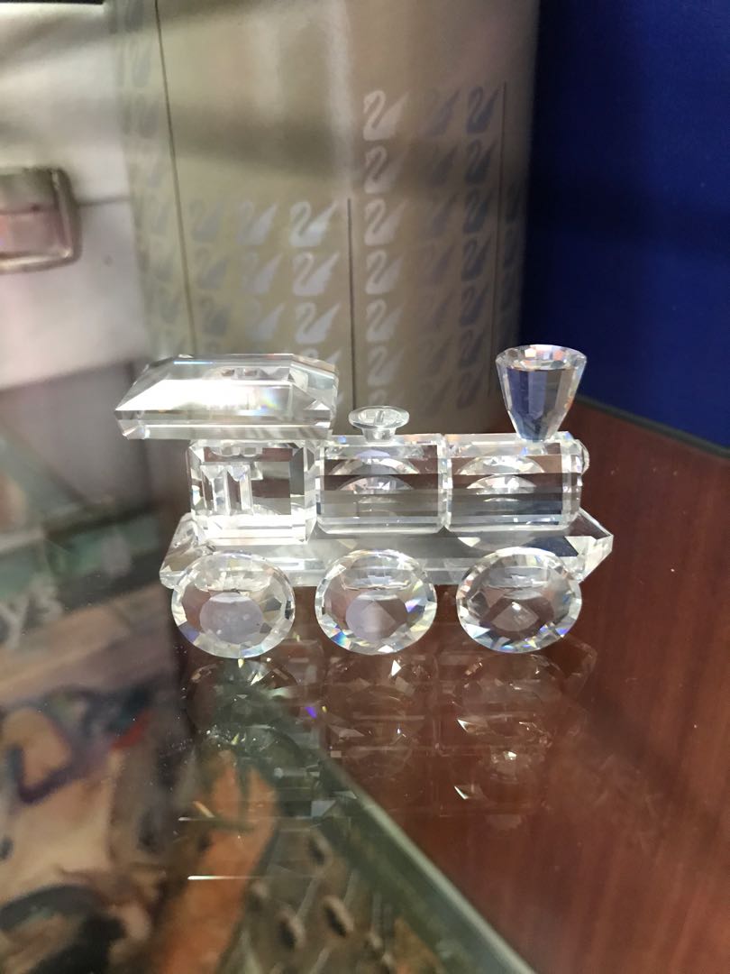 Swarovski crystal train locomotive, Hobbies & Toys, Memorabilia ...