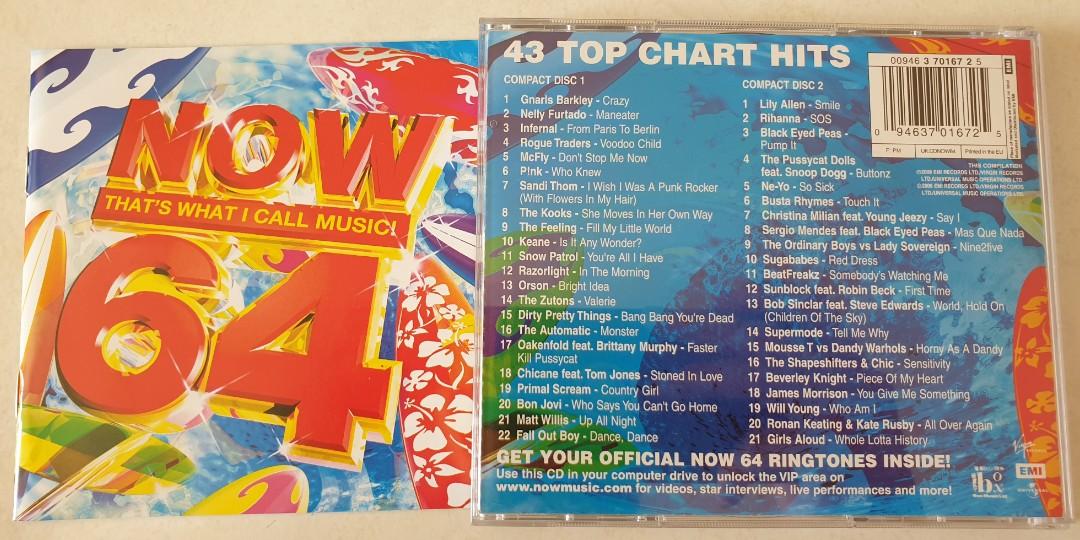 Various Artist ~ Now That's I Call Music 64 ( 2 CD ), Hobbies & Toys ...