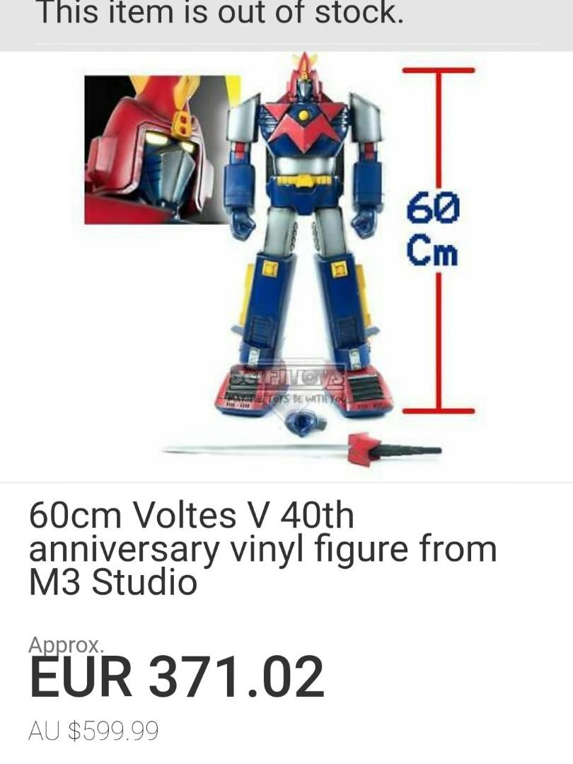 Voltes V 40th Anniversary Taiwan Limited Edition ETHF 017 / Volt-In Box ...