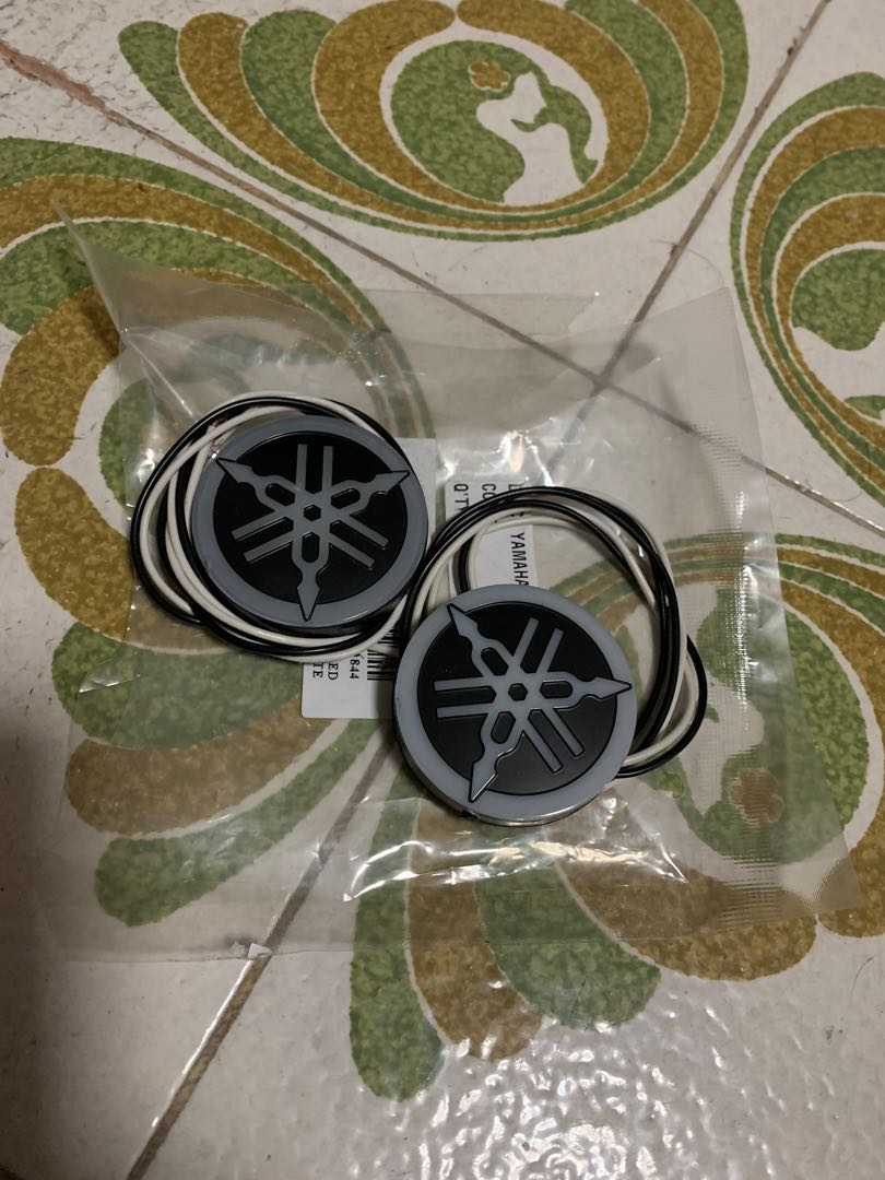 Yamaha LED logo (White), Motorcycles, Motorcycle Accessories on Carousell