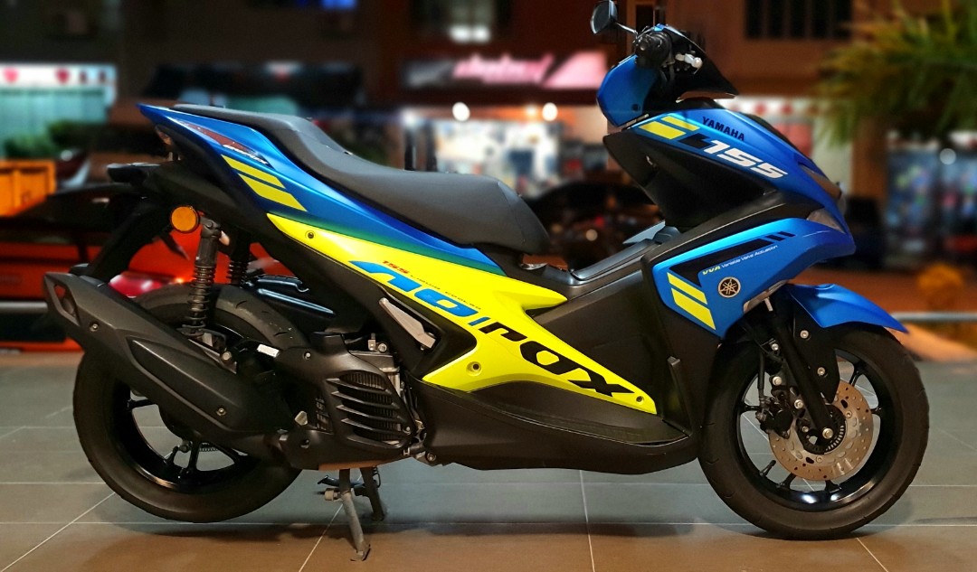 Yamaha NVX 155 Aerox Blue set, Motorbikes on Carousell