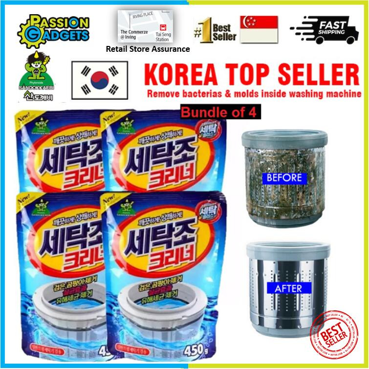 1 Pack $2.80, 4 Pack $9.40 Washing Sandokkaebi Machine Tub Cleaner Top ...