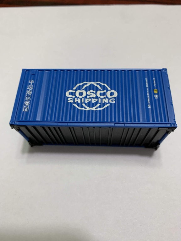 全新名廠 Athearn HO 20呎 COSCO 1:87 貨櫃模型(藍色新款) (共兩隻), 興趣及遊戲, 玩具 & 遊戲類 ...