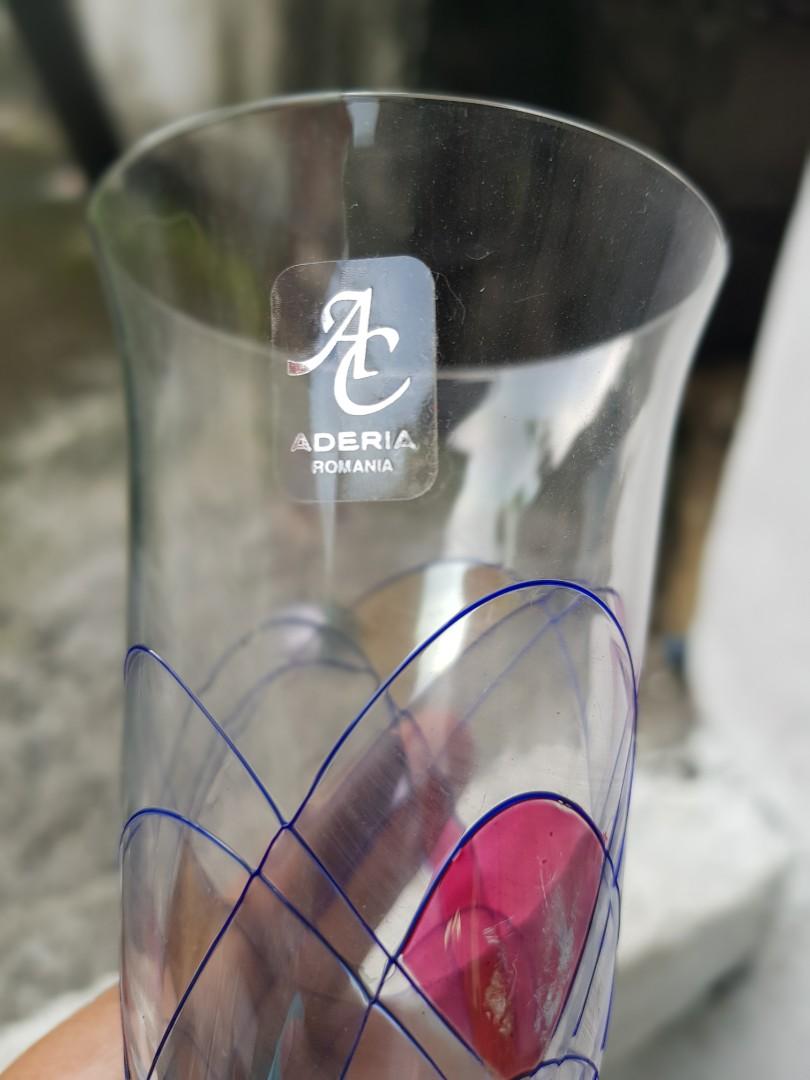 Aderia Romania Mosaic Stained Glass Crystal Wine Glass, Everything Else ...