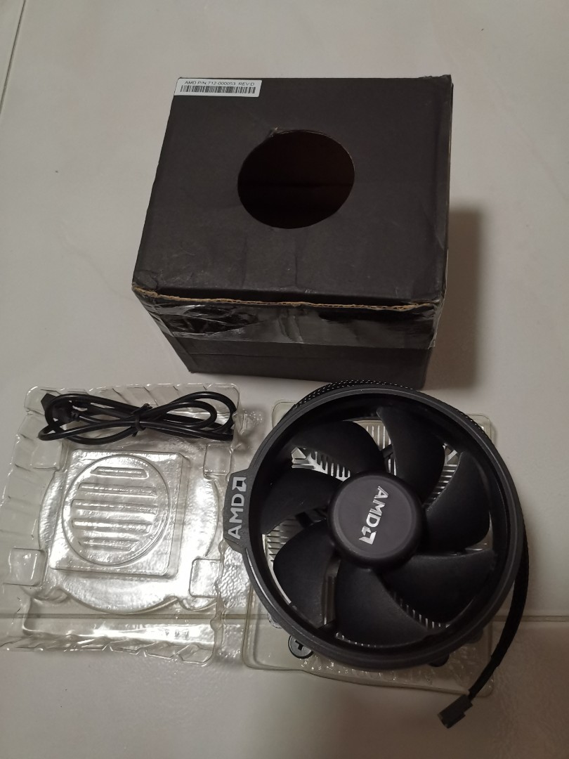 AMD Wraith Spire RGB CPU Cooler, Computers & Tech, Parts & Accessories ...