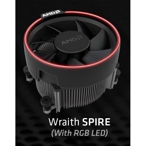AMD Wraith Spire RGB CPU Cooler, Computers & Tech, Parts & Accessories ...