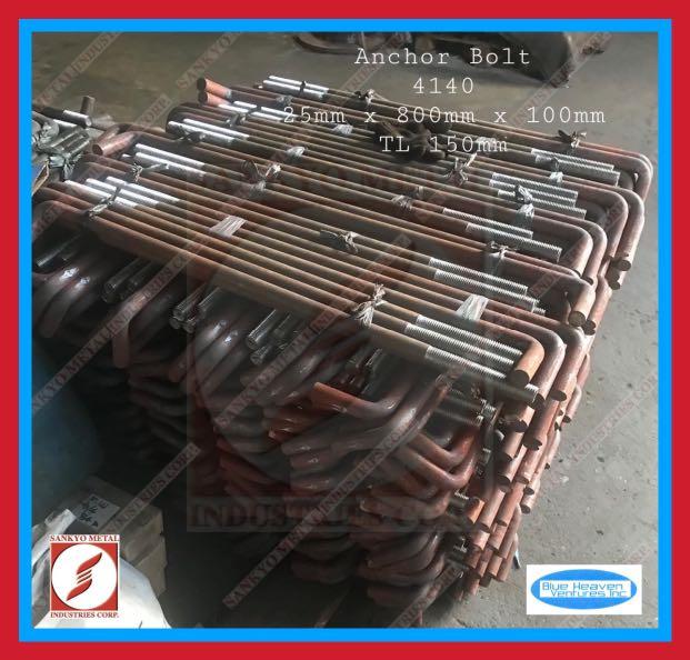 Anchor Bolt 4140 A325 1045 A304 A307, Commercial & Industrial ...