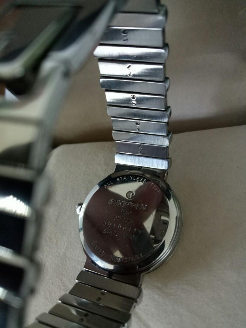 Auth Carven Paris Diamond Hours Unisex Watch, Men's Fashion, Watches ...