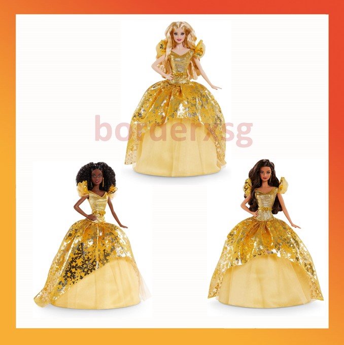Barbie Signature 2020 Holiday Barbie Doll 12 Inch Brunette Long Hair