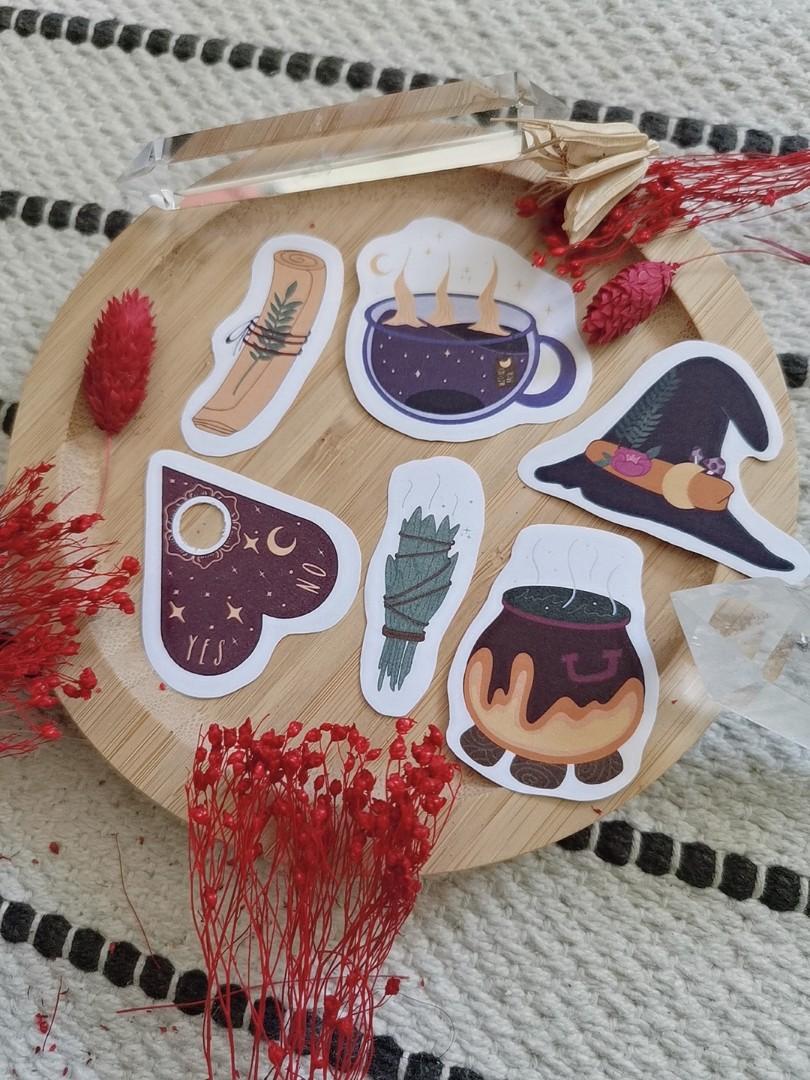 Basic Witch Sticker Pack, Hobbies & Toys, Stationery & Craft, Art ...