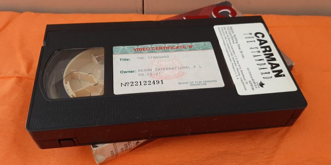 Carman The Standard VHS Vhs Tape Collectible Collection, Hobbies & Toys ...
