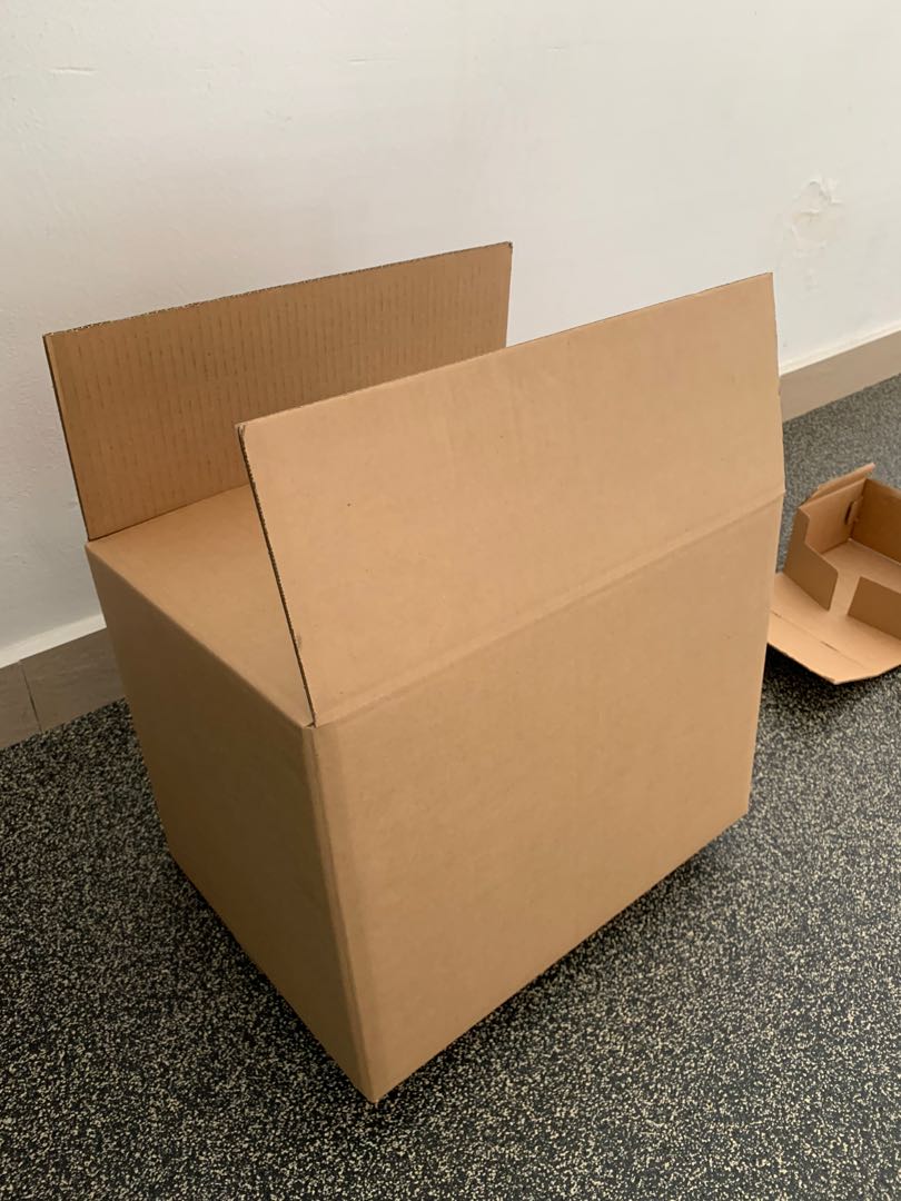 Carton Box / 40x30x30 cm, Furniture & Home Living, Home Improvement ...