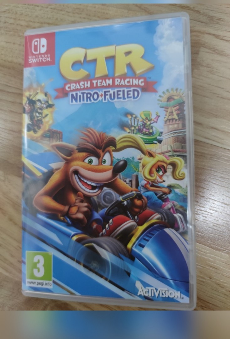 CTR Crash Team Racing Nitro-Fueled Switch, Video Gaming, Video Games ...