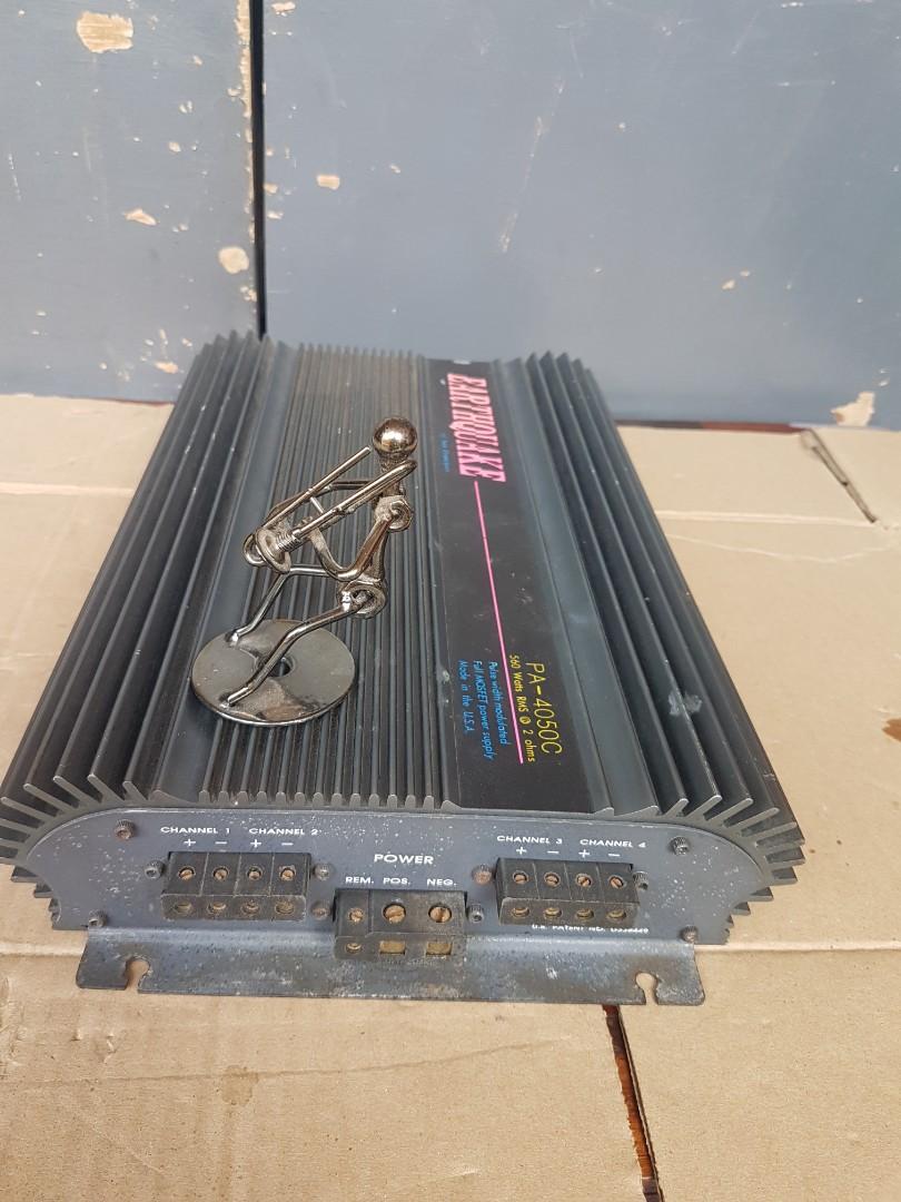 Earthquake Pa-4050C car amplifier, Audio, Soundbars, Speakers ...