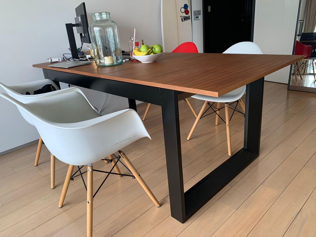 EXTENDABLE DINING TABLE - CASTLERY RIND, Furniture & Home Living ...