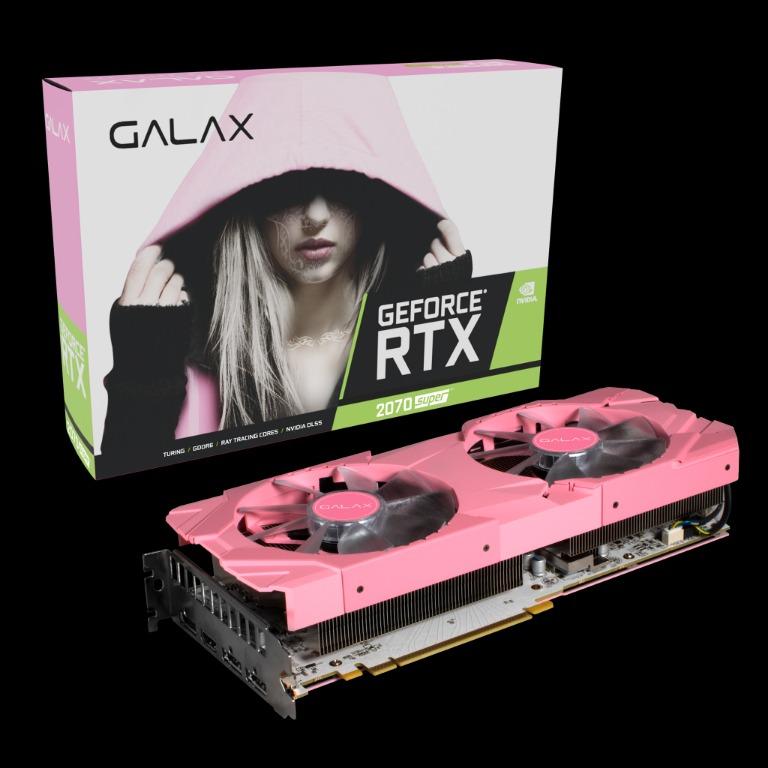 LAST UNIT | GALAX GEFORCE RTX 2070 Super EX PINK 1CLICK OC GRAPHICS ...