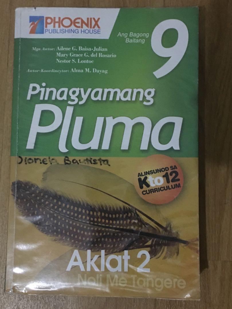 GRADE 9 TEXTBOOK: PLUMA Noli Me Tangere, Hobbies & Toys, Books ...