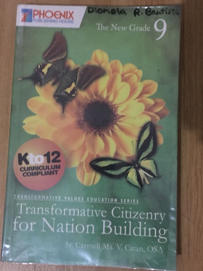 GRADE 9 VALUES TEXTBOOK: Transformative Citizenry for Nation Building ...