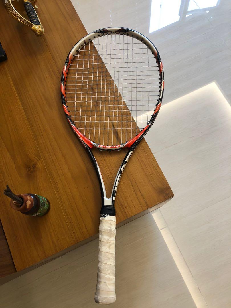 Head Midplus Radical Team tennis racquet, Sports Equipment, Sports ...