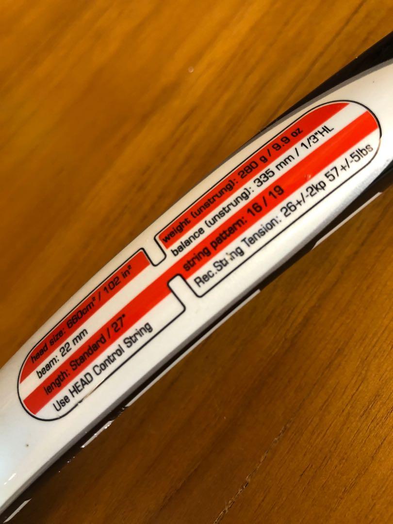 Head Midplus Radical Team tennis racquet, Sports Equipment, Sports ...