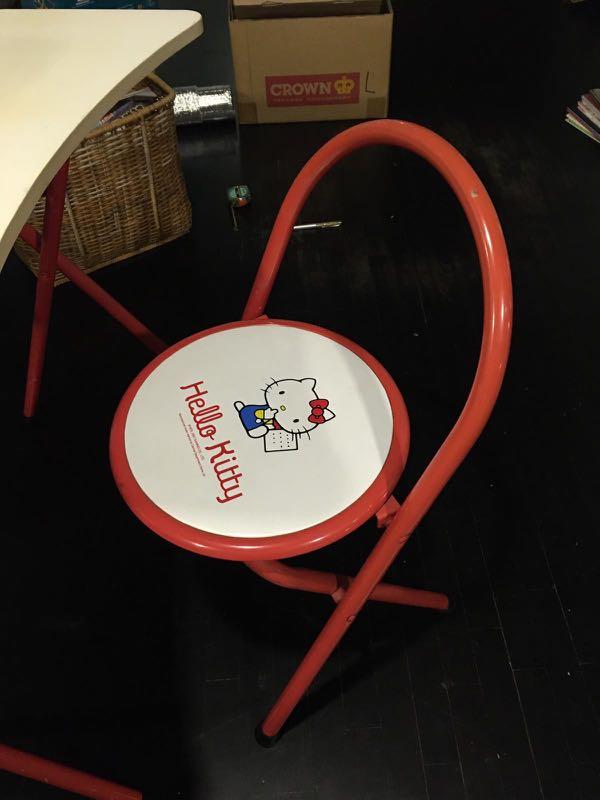Hello kitty folding table and chair, Babies & Kids, Baby Nursery & Kids ...