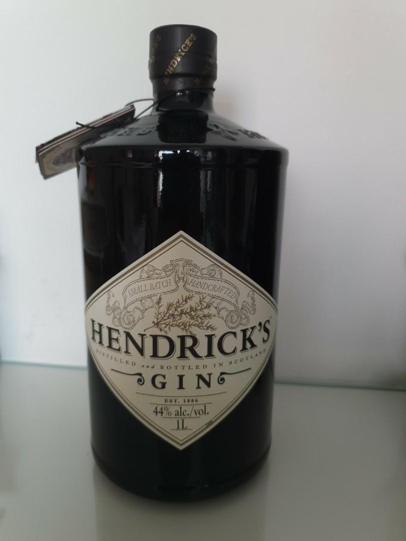 Hendricks Gin 1L, Food & Drinks, Alcoholic Beverages on Carousell