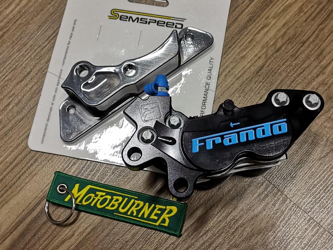Honda Adv150 Frando caliper with bracket, Motorcycles, Motorcycle ...
