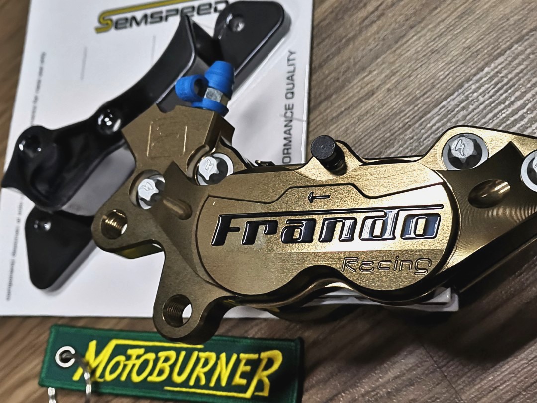 Honda Adv150 Frando caliper with bracket, Motorcycles, Motorcycle ...