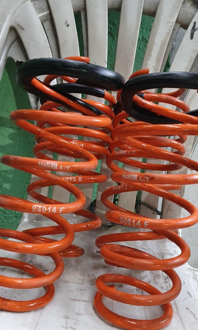 H&R Lowering Springs for Vios Gen 3, Car Parts & Accessories, Body ...
